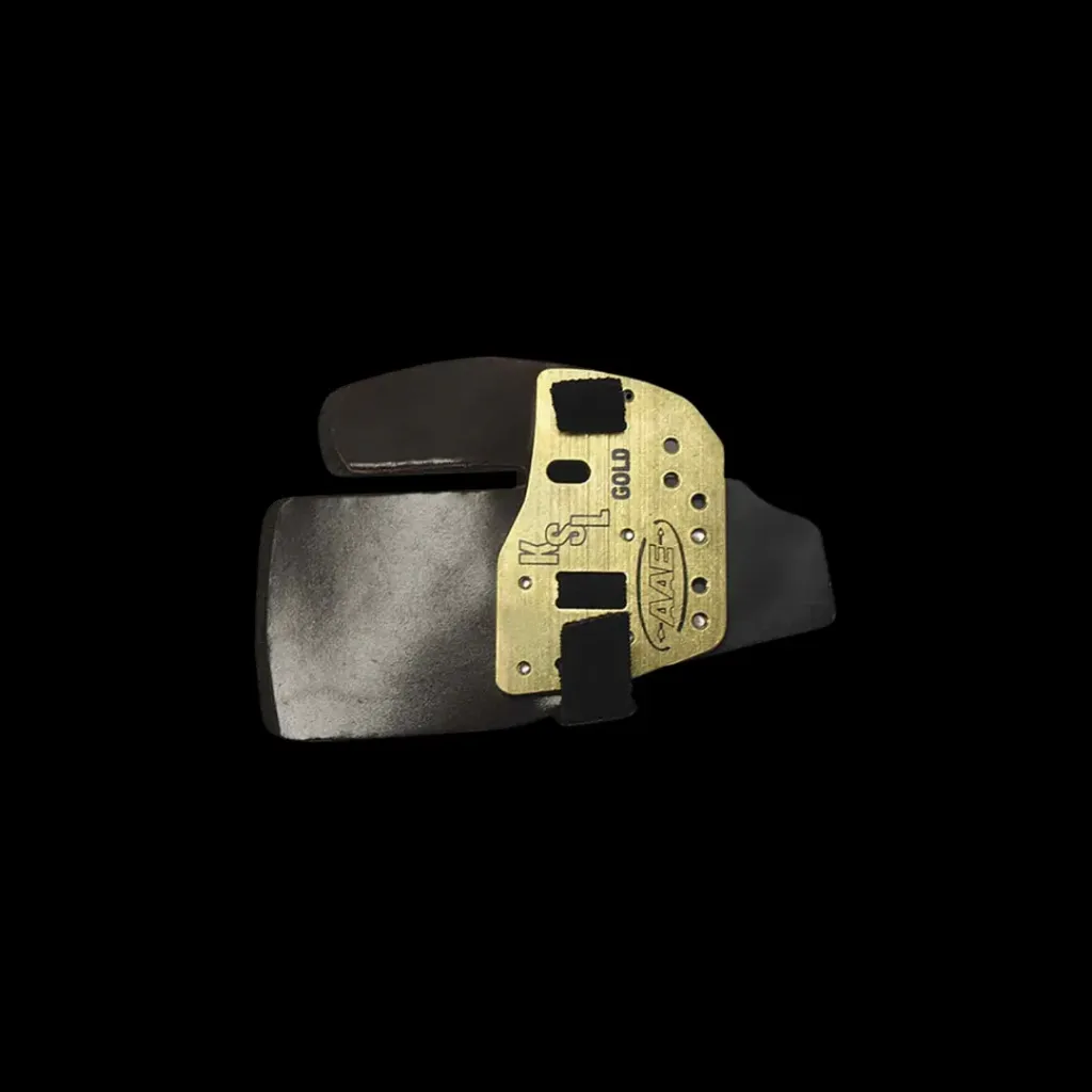 AAE KSL Gold Finger Tab (Brass w/ Cordovan Face) | AL TIRO